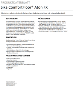 Sika ComfortFloor Aton FX 20,0 Kg Amberish Grey Kaufen Bei ProMa-farben.de