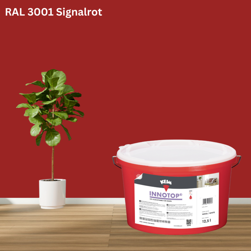 Keim Innotop Silikatfarbe RAL 3001 Signalrot Jetzt Günstig Kaufen