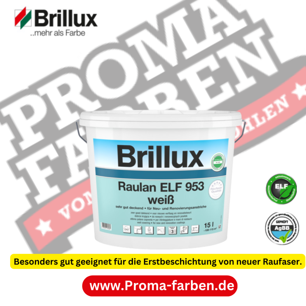 Brillux Raulan Elf 953 Wei 15 Liter